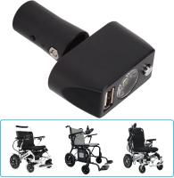 China LED Wheelchair Light with USB Port 3 Pin XLR Head 75mm 40g Adjustable Angle for sale