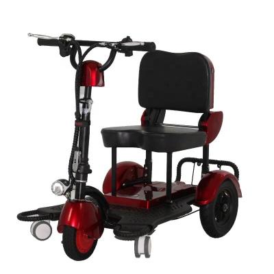 China Folding 3 Wheel Electric Mobility Scooter for Elderly 48V 12Ah Lithium Battery 25km/h for sale