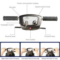 China KSM-907 Foldable 3 Wheel Electric Mobility Scooter 19kg Lightweight 6km/h for Elderly for sale