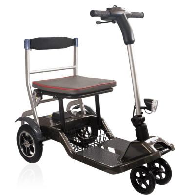 China KSM-907 Foldable Electric Mobility Scooter 19kg Brushless Motor 6km/h 15km Range for Elderly Disabled for sale