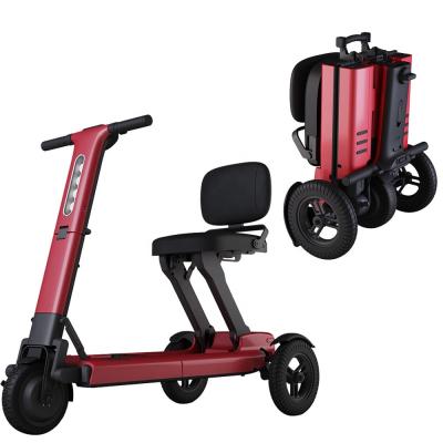 China KSM-908 Foldable Electric Scooter for Elderly 36V 170W 8in Front 10in Rear Wheels 130kg Load for sale