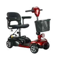 China KSM-906 4 Wheel Electric Mobility Scooter 24V 250W Foldable Golf Cart for Elderly Disabled Adults for sale
