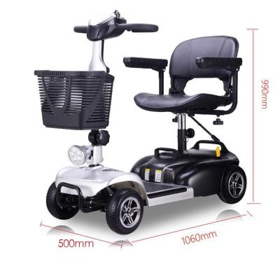 China KSM-906 4 Wheel Electric Mobility Scooter 24V 250W Motor 150kg Capacity for Elderly for sale