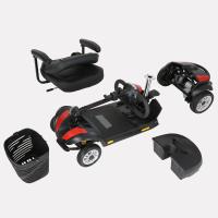 China KSM-906 4 Wheel Electric Wheelchair Mobility Scooter 250W Motor 12AH Battery Folding for Elderly for sale