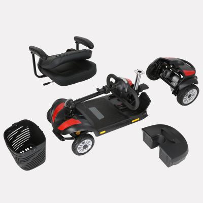 China KSM-906 4 Wheel Electric Mobility Scooter 250W Motor 12AH Battery for Elderly Disabled Adults for sale