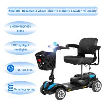 China KSM-906 4 Wheel Electric Mobility Scooter 250W Motor 12AH Battery for Elderly Travel for sale