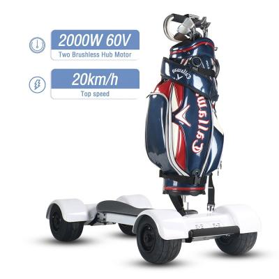 China KSM-930 Electric Golf Skateboard 2000W 60V Lithium Battery Folding Design Disc Brake 4 Wheel for sale