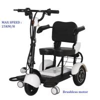 China KSM-903 Foldable 3 Wheel Electric Scooter 48V 20km/h Mobility Scooter with Seat for Elderly for sale