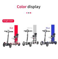 China KSM-905A CE Certified 4 Wheel Electric Mobility Scooter 250W Motor 36V 10AH Lead Acid Battery for Elderly Disabled for sale