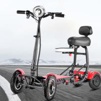 China KSM-905A Folding Mobility Scooter 36V 250W 4 Wheel Electric Scooter for Adults 120kg Capacity for sale