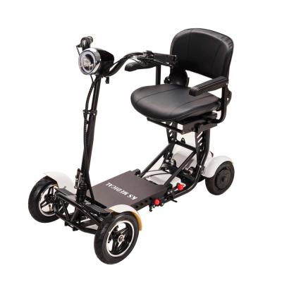 China Electric Folding Mobility Scooter 36V 250W 4 Wheel for Elderly with 120kg Capacity for sale