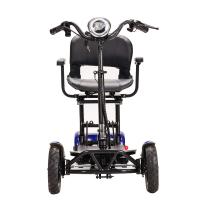 China 4 Wheel Folding Electric Scooter for Adults 36V 250W 10AH Lead Acid Battery 120kg Capacity for sale