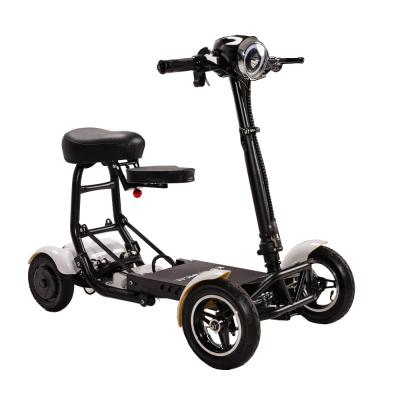 China 4 Wheel Folding Electric Mobility Scooter 36V 250W for Disabled Adults 120kg Capacity for sale