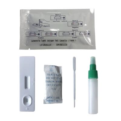 China Salmonella Antigen Rapid Test Cassette 25 Tests Box High Accuracy 99% Stool Test for sale