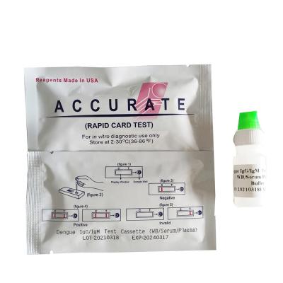 China Dengue NS1 IgG IgM Combo Rapid Test Cassette 25 Tests Kit 99% Accuracy for sale