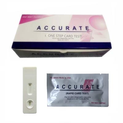 China Salmonella Typhi Antigen Rapid Test Cassette 25 Tests 99% Accuracy Feces Stool for sale