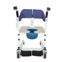 China Manual Patient Transfer Lift Chair KSM-206 130kg Capacity Bath Shower Wheelchair for sale