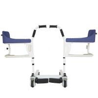 China Manual Patient Transfer Lift Chair KSM-206 130kg Capacity Bath Shower Wheelchair for sale