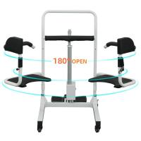 China Electric Patient Transfer Lift Chair 130kg Capacity Lithium Battery Powered Commode Chair KSM-207 for sale