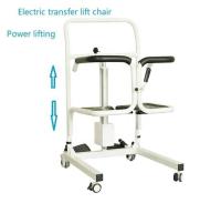 China Electric Patient Transfer Lift Chair 130kg Capacity Lithium Battery Powered Commode Chair KSM-207 for sale