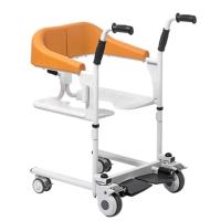 China KSM-206 Manual Patient Transfer Lift Chair Wheelchair 130kg Capacity 18kg Weight for sale