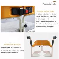 China KSM-206 Manual Patient Transfer Lift Chair Wheelchair 130kg Capacity 18kg Weight for sale