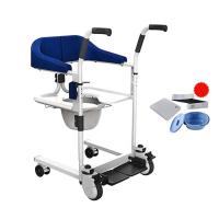 China KSMED KSM-206 Manual Patient Transfer Lift Chair Wheelchair Commode Shower 130kg Capacity for sale