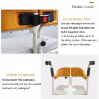 China KSMED KSM-206 Manual Patient Transfer Lift Chair Wheelchair Commode Shower 130kg Capacity for sale