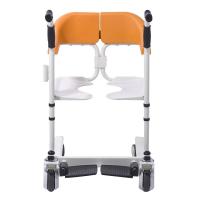 China KSM-206 Manual Patient Transfer Lift Chair Commode Wheelchair 130kg Capacity 18kg Weight for sale