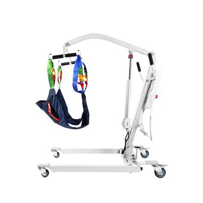 China KSM-210 Foldable Electric Patient Transfer Lift 150kg Capacity Aluminum Alloy Portable Hoist for sale