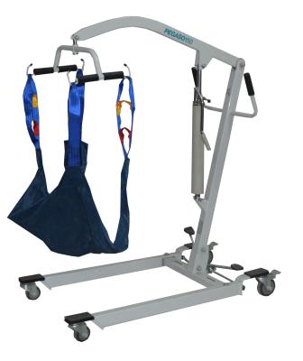 China KSM-210 Foldable Electric Patient Transfer Lift 150kg Capacity Motorized Sit to Stand Lifter Aluminum Alloy for sale