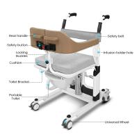 China Hydraulic Patient Transfer Lift Chair KSM-208 150kg Capacity Multifunctional Wheelchair for sale