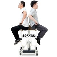 China Hydraulic Patient Transfer Lift Chair 150kg Capacity Portable Commode Wheelchair for sale