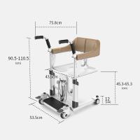 China Hydraulic Patient Transfer Lift Chair 150kg Capacity KSM-208 for Disabled Care for sale