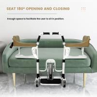 China Hydraulic Patient Transfer Lift Chair 150kg Capacity KSM-208 for Disabled Care for sale