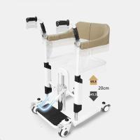 China Hydraulic Patient Transfer Lift Chair 150kg Capacity Waterproof Wheelchair Hoist KSM-208 for sale