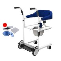 China Manual Patient Transfer Lift Chair Bath Toilet Wheelchair 130kg Capacity 18kg Weight for sale