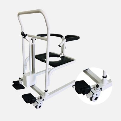 China Electric Patient Lift Transfer Chair with Toilet Multi Function 130kg Capacity for sale