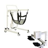 China Electric Patient Transfer Lift Chair 130kg Capacity Lithium Battery Commode Toilet Wheelchair for sale