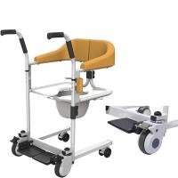 China Manual Patient Transfer Lift Chair 130kg Capacity Steel Iron Gait Belt Wheelchair for sale