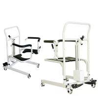 China Electric Patient Transfer Lift Chair 130kg Capacity with Commode for Disabled Care for sale