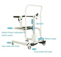 China Electric Patient Transfer Lift Chair 130kg Capacity with Commode for Disabled Care for sale