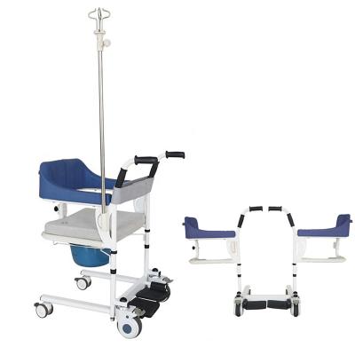 China KSM-206 Manual Patient Transfer Lift Chair with Commode Hole 130kg Capacity for sale