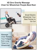 China KSM-MC1 Zero Gravity Full Body Massage Chair for Wheelchair Users 4D SL Track for sale
