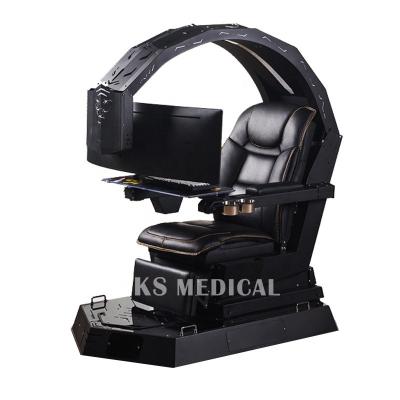 China KSM-GC4 Luxury Massage Office Gaming Chair with RGB Lights and 145 Degree Recline for sale