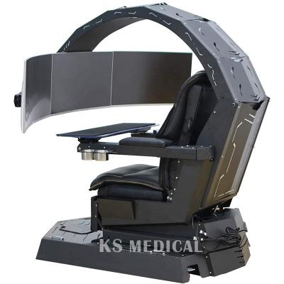 China KSM-GC4 Luxury Massage Gaming Chair with RGB LED Speakers PU Leather 190kg Capacity for sale