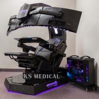 China KSM-GC4 Luxury Massage Gaming Chair with RGB LED Speakers PU Leather 190kg Capacity for sale