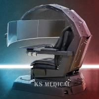 China KSM-GC4 Luxury Massage RGB Gaming Chair with Vibration and 145 Degree Recline White for sale