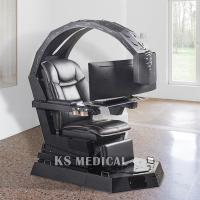 China KSM-GC4 Luxury Massage RGB Gaming Chair with Vibration and 145 Degree Recline White for sale