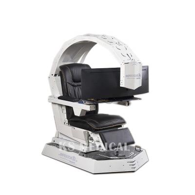 China KSM-GC4 Luxury Racing Gaming Chair with RGB LED Bar Massage Speaker 190kg Capacity for sale